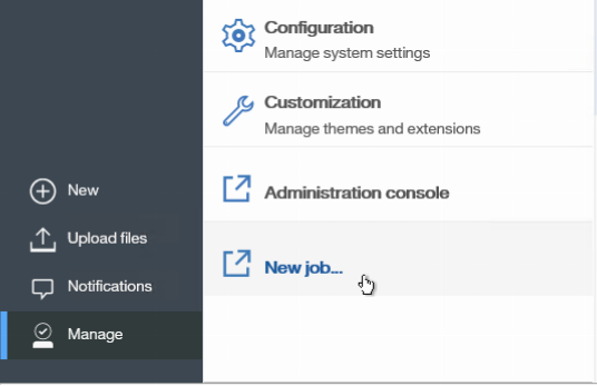 How Cognos 10 tasks are performed in Cognos Analytics