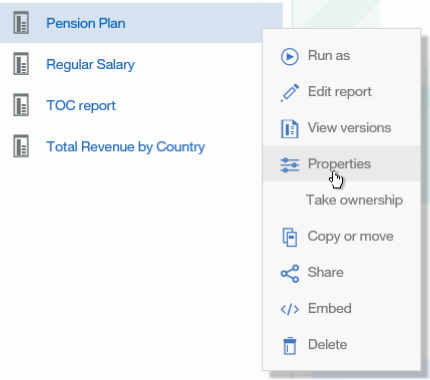 How Cognos 10 tasks are performed in Cognos Analytics